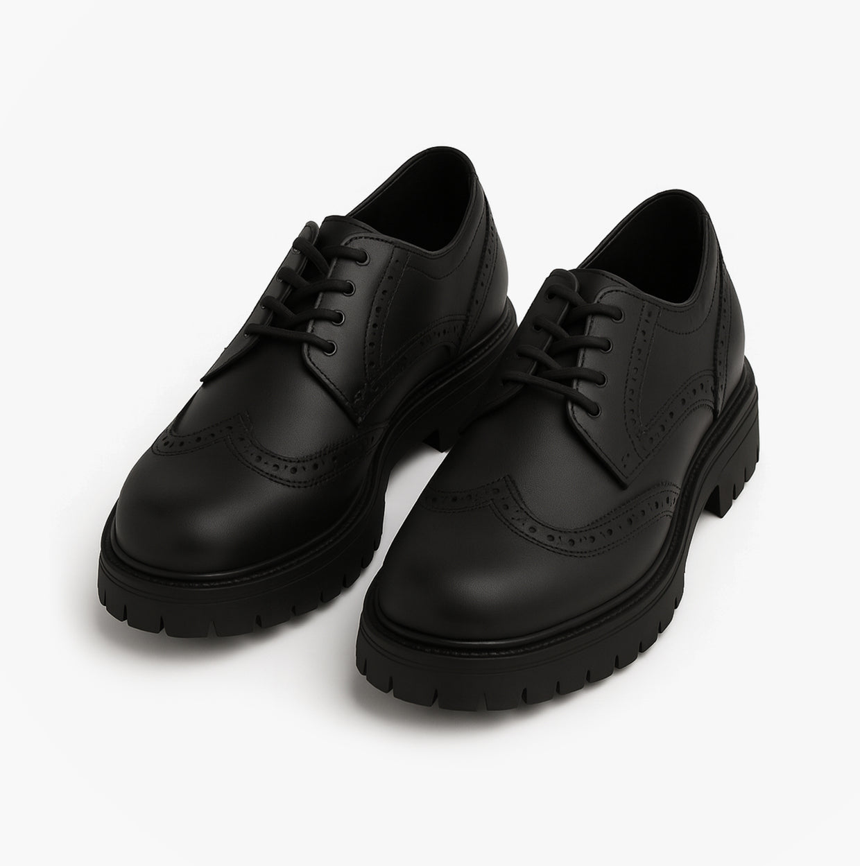 Stylish Girls' Black Lace-Up School Shoes | SchoolShoes.co.uk